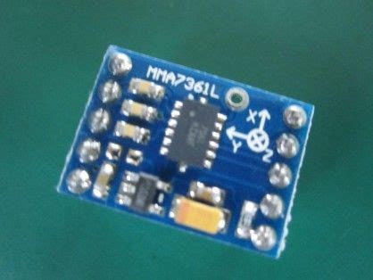 Php 335 00 Arduino Mma7361 Mma7260 Angle Sensor Inclination 3 Axis