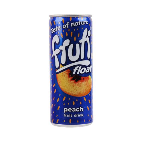 Fruti Float Peach Drink Can 240 Ml