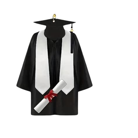Black Graduation Gown And Cap Hanging Ornament The Gown Chick