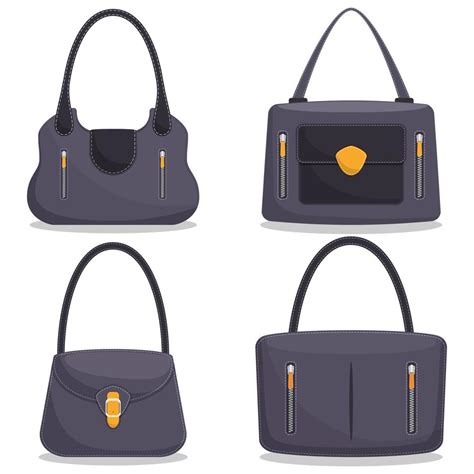Handbag Collection Vector Art Icons And Graphics For Free Download