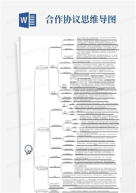 系统规划与管理师思维导图 It服务营销word模板下载 编号qageabav 熊猫办公