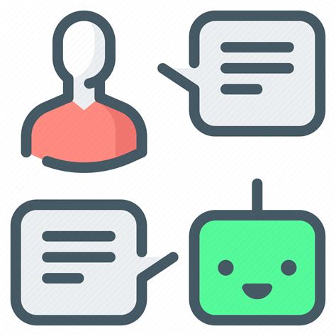 Chat Bot Chatbot Artificial Intelligence Ai Person Icon
