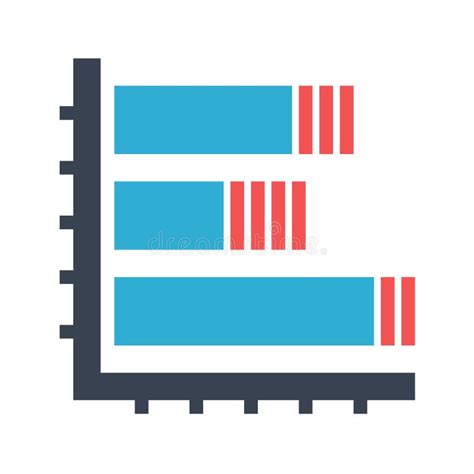 Histogram Flat Vector Icon Stock Vector Illustration Of Graph 92418196