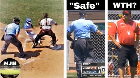 Horrible Umpire Calls Coach Reaction Youtube
