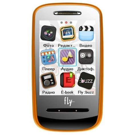 Купить Телефон Fly E200, 2 SIM, оранжевый - цена: 4990 ...