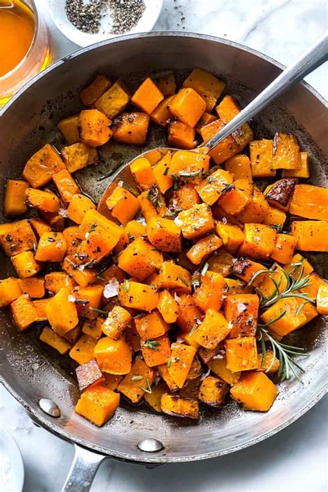 Roasted Butternut Squash With Maple Browned Butter