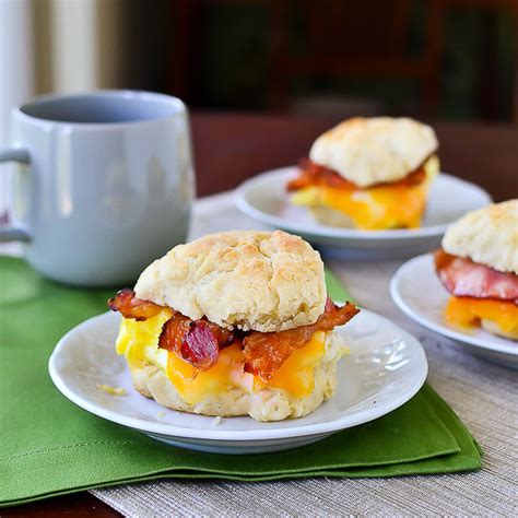 Bacon Egg And Cheese Breakfast Sandwich