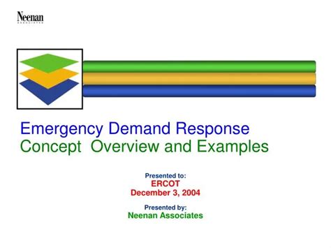 Ppt Emergency Demand Response Concept Overview And Examples