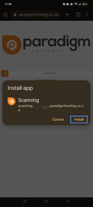 installing a paradigm mobile app android paradigm software and hosting