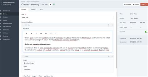 craft cms web development conflux group