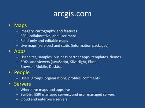 Ppt Arcgis And The Web Powerpoint Presentation Free Download Id