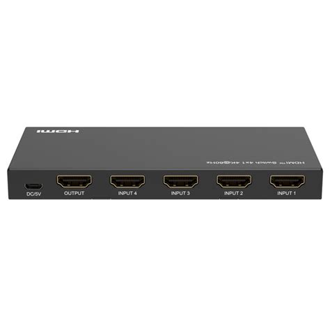 HDMI SW 4x1 4K60 HDMI Switch 4 Entradas HDMI 1 Salida HDMI