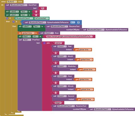 Sending Data Received From Arduino Via Bluetooth With Time To Google