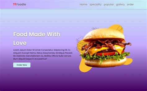 GitHub Rishabhjain208 Landing Page Food