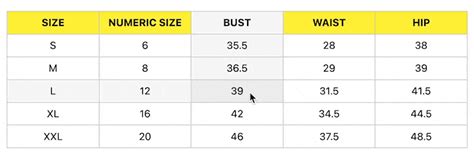 How To Customize The Size Chart Table Style Dotstore Help Center