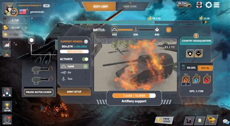 war clicks an idle strategy game game development idle forums