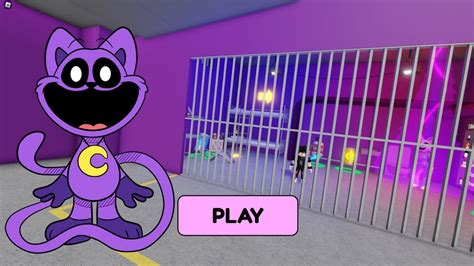 Cat Nap Barrys Prison Run Obby Robloxshort Roblox Shorts Youtube