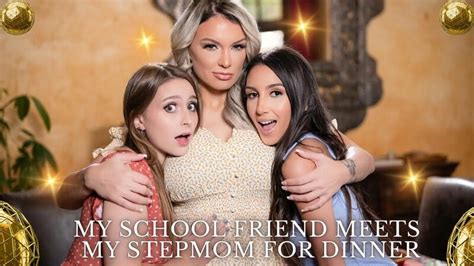 My School Friend Meets My Stepmom For Dinner Mommys Girl Смотреть