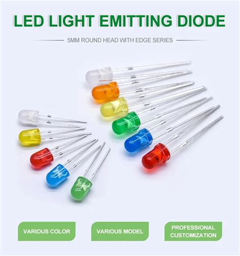 Hipower Free Sample 006w Super Bright Led Diode 2 Pin 3mm 5mm Rgb