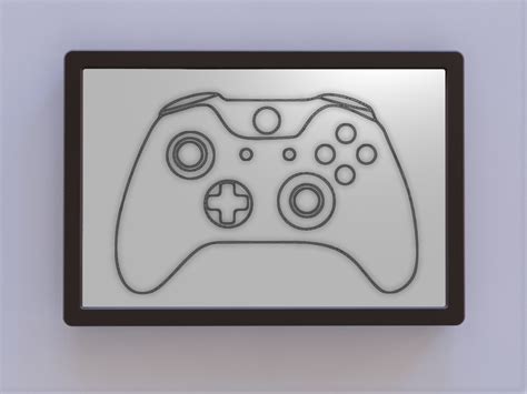 Xbox Controller Patent Art By Ken Mills Makerworld