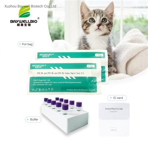 Veterinary Fhv Ab And Fpv Ab And Fcv Ab Combo Rapid Test Kit China