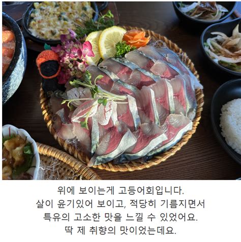 제주 맛집 제주 한림 맛집 고등어회 존맛 제주의노을 진국의 우진해장국 네이버 블로그