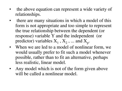 Ppt Non Linear Models Powerpoint Presentation Free Download Id522193
