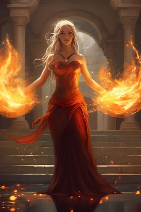Female Fire Mage By Lookitsjrd On Deviantart
