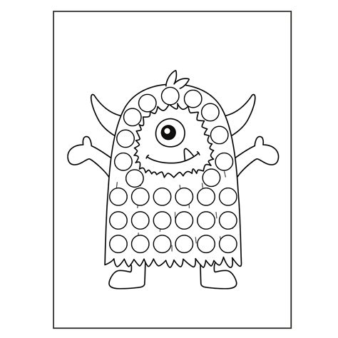Monsters Dot Markers Made By Teachers
