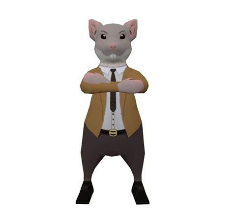 Lowpoly Tikus Berdasi Chibi By Ms Gallery On Deviantart