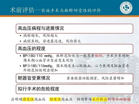 高血压患者的围术期管理围术期高血压管理麻醉 健康界