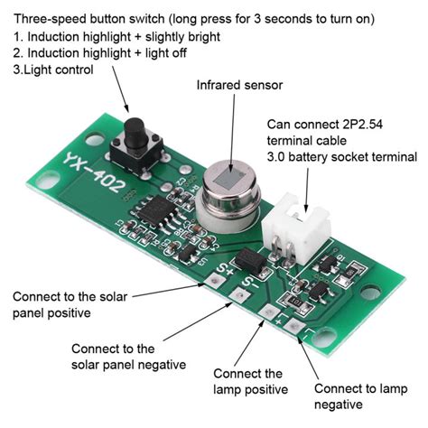 Solar Lamp Panel Circuit Board Infrared Panel Circuit Board Solar Lamp