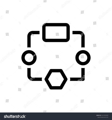Workflow Flowchart Project Vector Icon Stock Vector Royalty Free Shutterstock