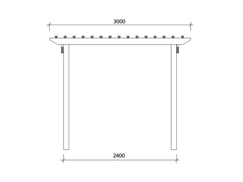 3 X 33 M Pine Timber Pergola Kit Diy Brisbane And Surrounding