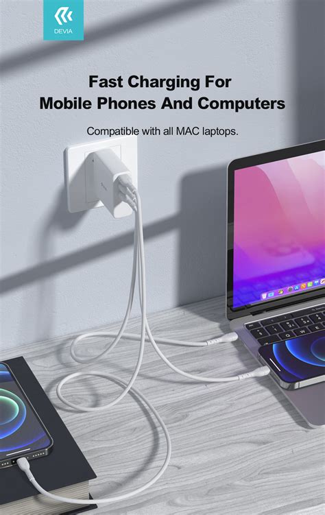 Devia Extreme Speed Series Pd W C A Gan Charger Eu Mari Stuff Ltd