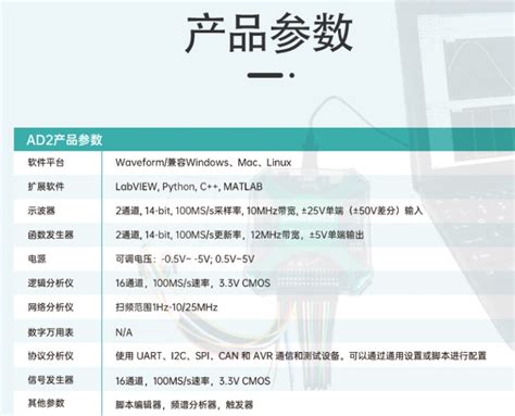 digilent analog discovery 2 多功能口袋仪器