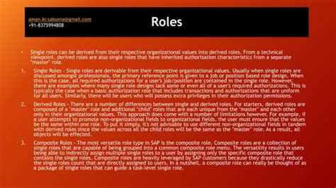 Sap Mm Authorization Matrix And User Rolespdf