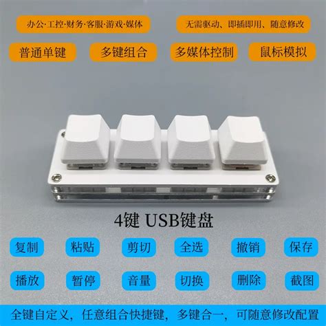 Mini Key Recording Mute Dustproof Mechanical Keyboard Copy Paste Custom