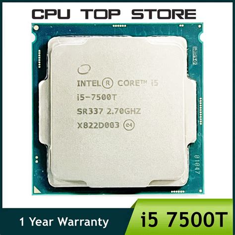 โปรเซสเซอร์ Cpu Intel Core I5 7500t I5 7500t 27ghz Quad Core Quad