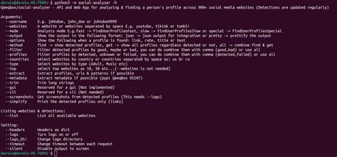 Social Analyzer Advanced OSINT Tool For Comprehensive Social Analysis StealthCyberOps