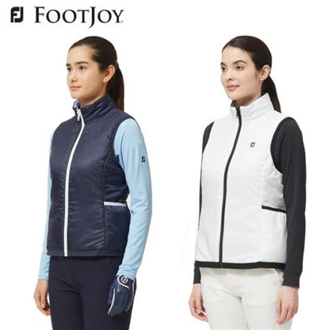 풋조이 골프 여성용 방수방풍 리버서블 양면 패딩조끼 양면으로 활용도 UP 풋조이 여성용 리버서블 패딩조끼 입니다 심플한 단색과 프리미엄 정품 골프웨어