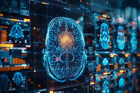 Advanced Brain Imaging Technology Showcasing Neural Activity And Brain Scans Premium Ai