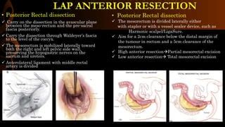 LAP ANTERIOR RESECTION STEP BY STEP Operative Surgery Pptx