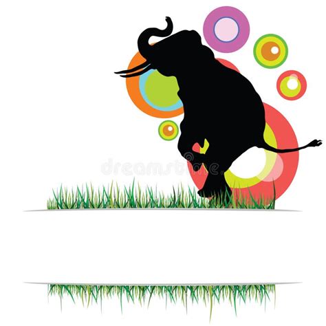 Elephant In Nature Vector Illustration Stock Vector Illustration Of Head Power