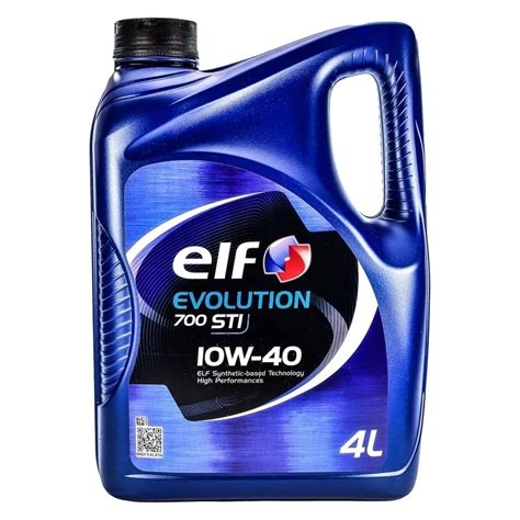 Масло для 4 х тактных двигателей ELF EVOL700 STI 10W40 5848 4 л 214120