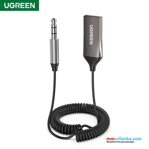 UGREEN Aux to Bluetooth 5.0 Adapter 3.5mm
