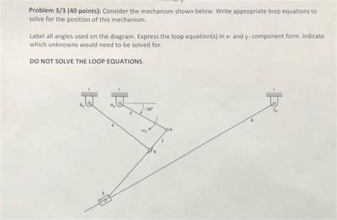 Solved Problem Points Consider The Mechanism Chegg