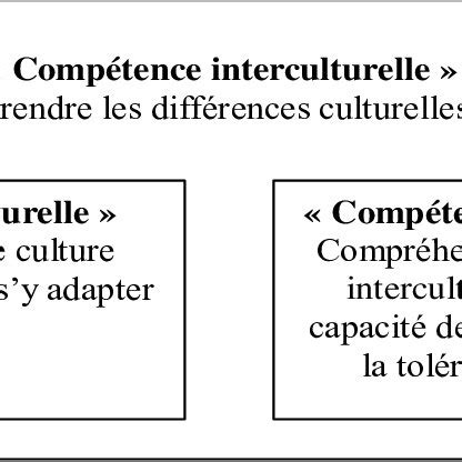 Les deux volets de la compétence interculturelle Download Scientific