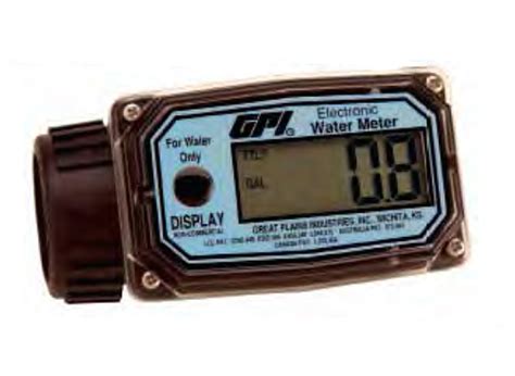 Gpi 01 Flow Meter Kodiak Controls
