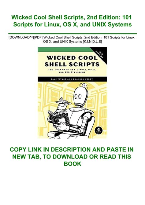 [download ][pdf] wicked cool shell scripts 2nd edition 101 scripts for
